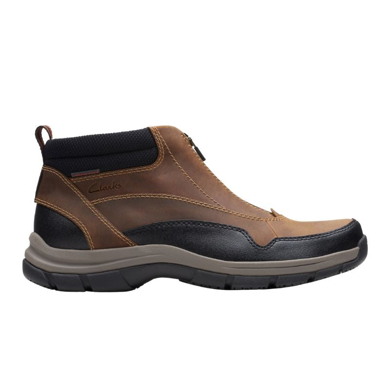CLARKS | Men's Walpath Zip Tan | Tootsies Shoe Market