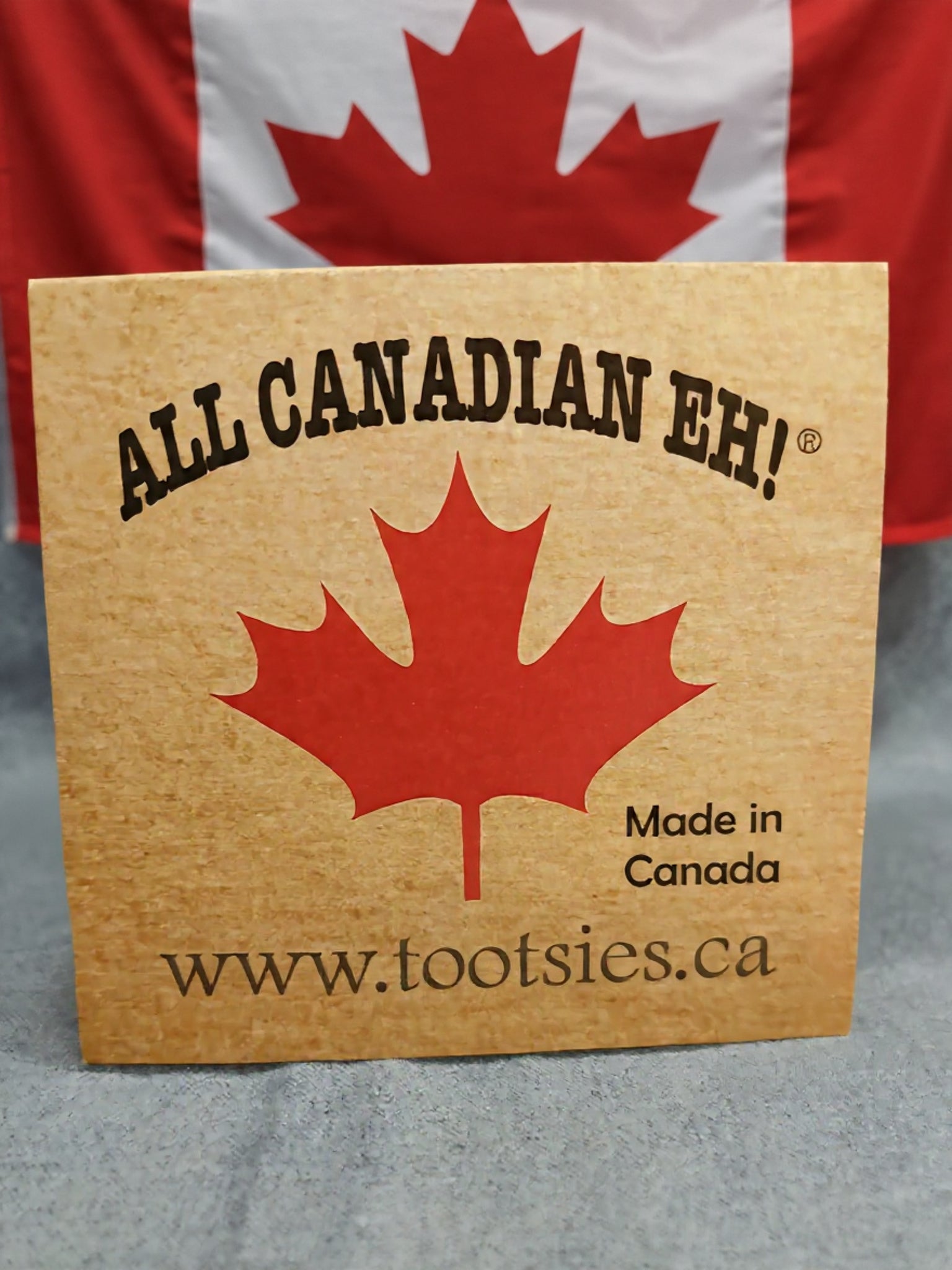Unisex all canadian eh white leaf– Tootsies Shoe Market